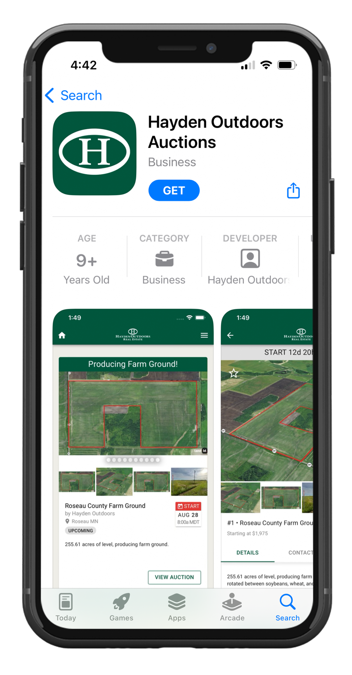 Real Time Property Auctions | Hayden Outdoors